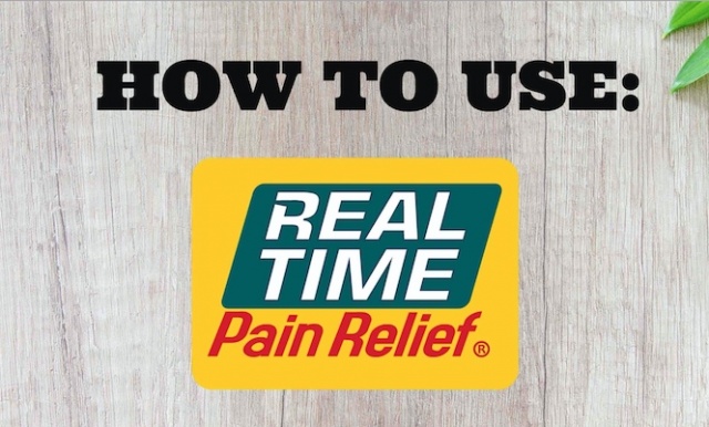 How to Use Real Time Pain Relief | Real Time Pain Relief